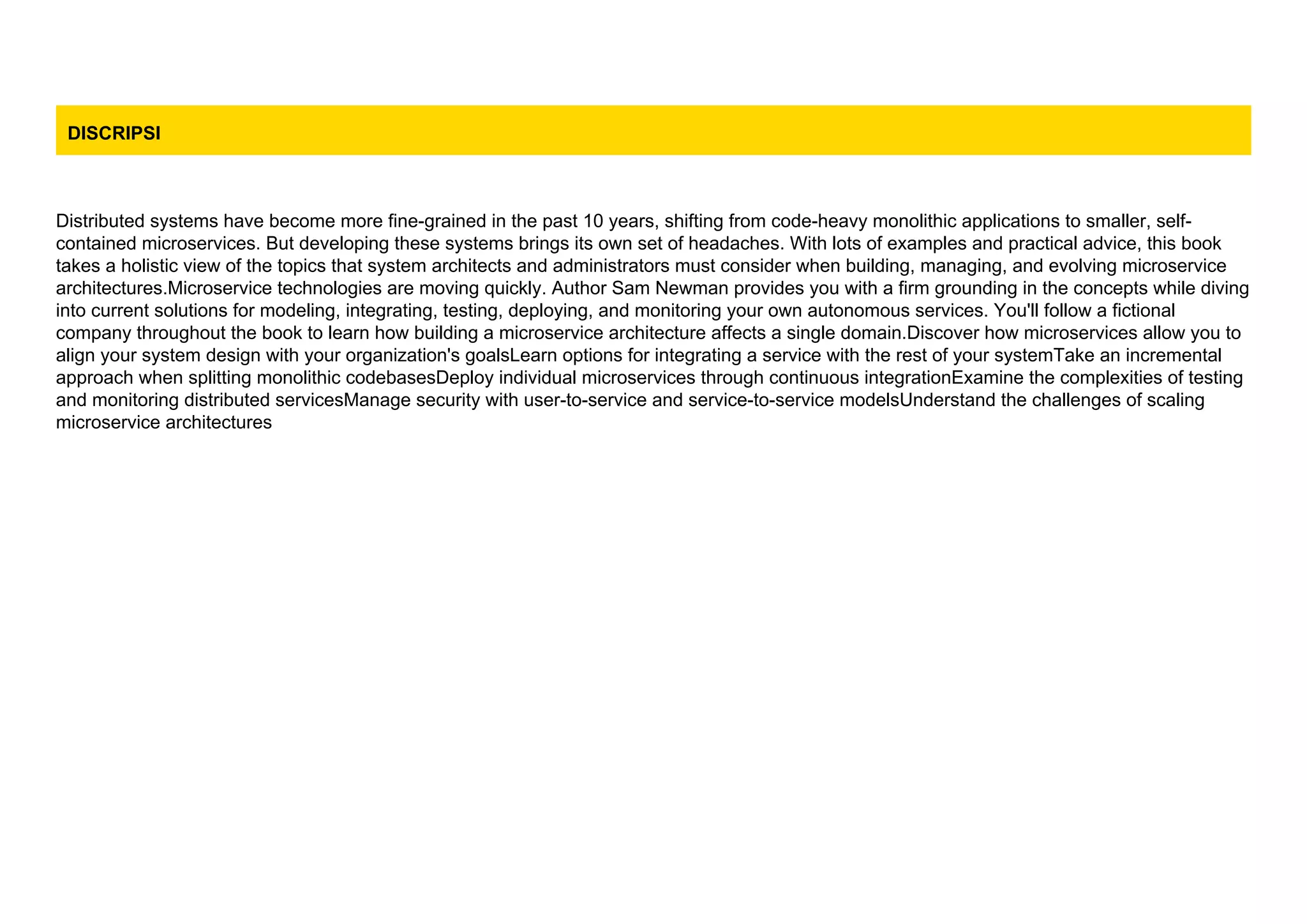 [D.O.W.N.L.O.A.D] Building Microservices: Designing Fine-Grained ...