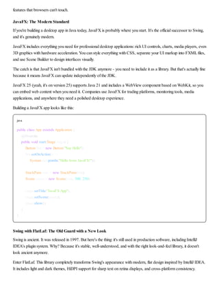 Building Modern Interfaces with Java: Your 2026 Roadmap | PDF