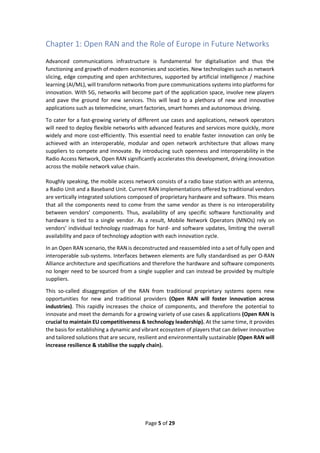 BUILDING AN OPEN RAN ECOSYSTEM FOR EUROPE | PDF
