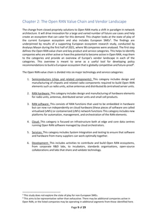 BUILDING AN OPEN RAN ECOSYSTEM FOR EUROPE | PDF