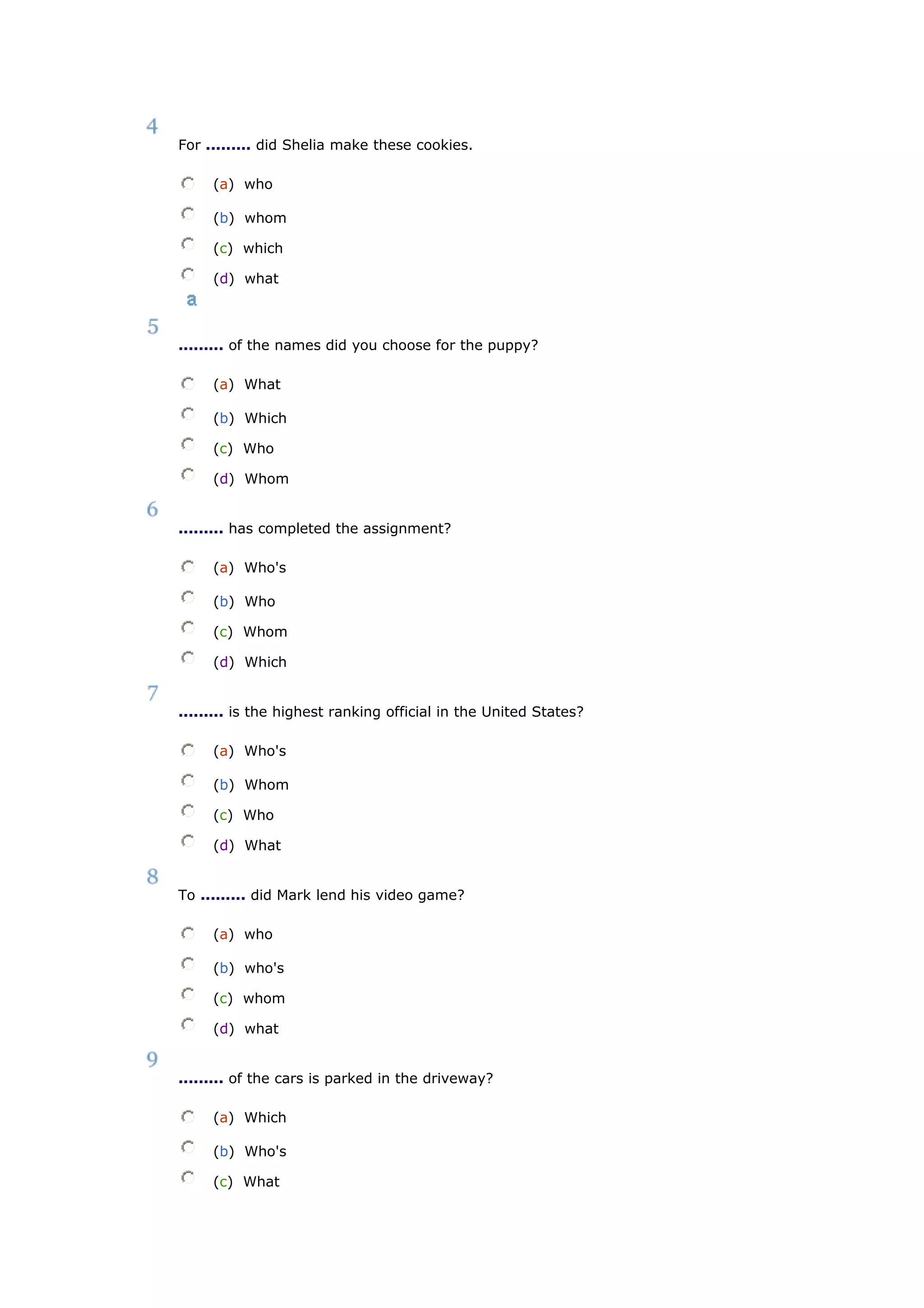 Building questions-exercises | PDF