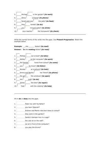 Building questions-exercises | PDF