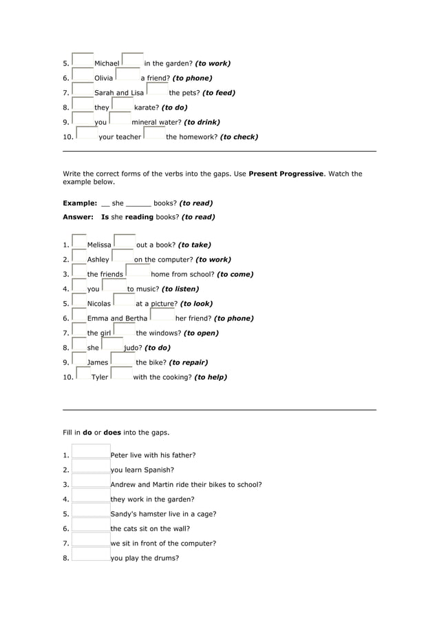 Building questions-exercises | PDF