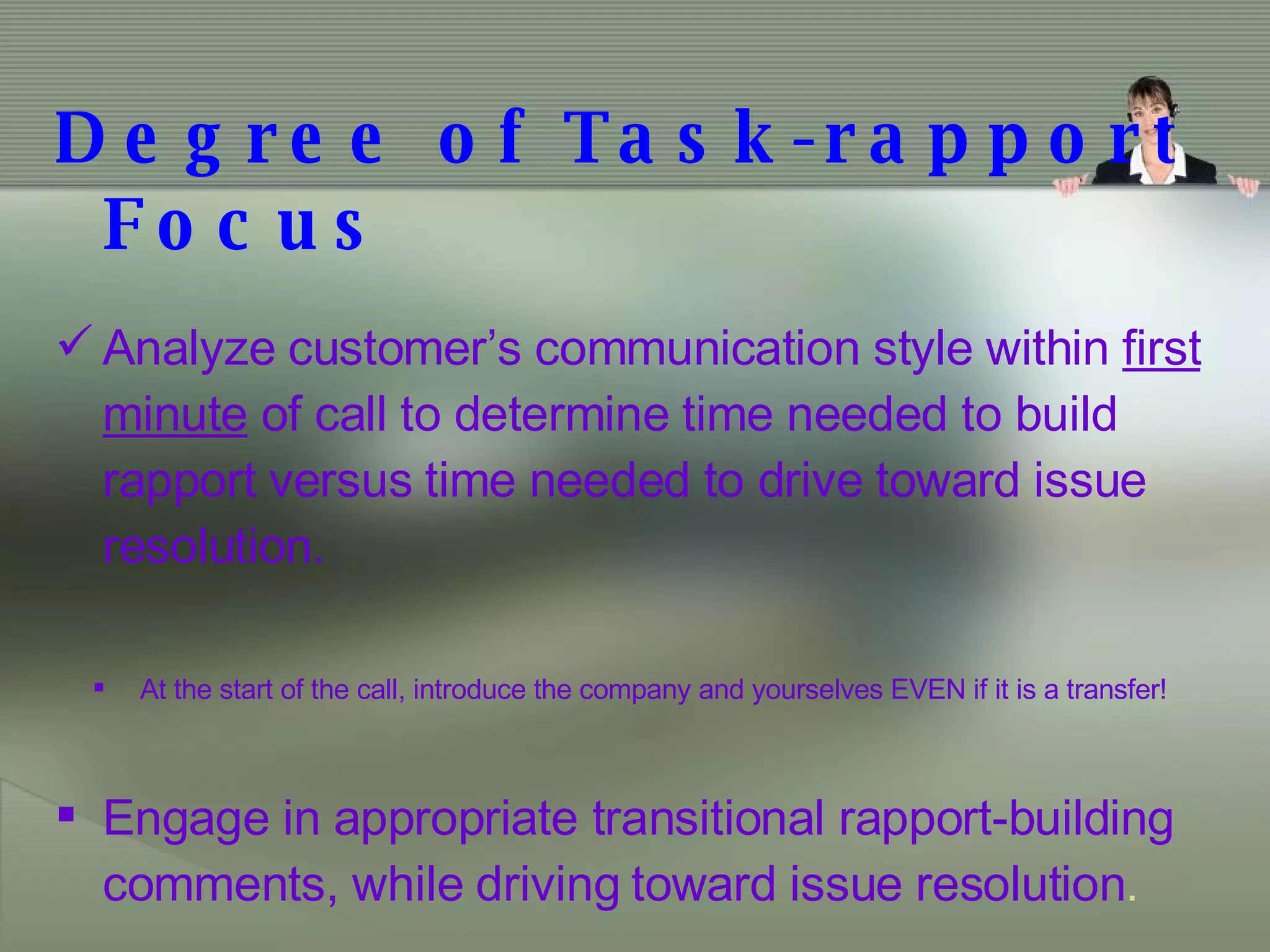 Building Rapport | PPT