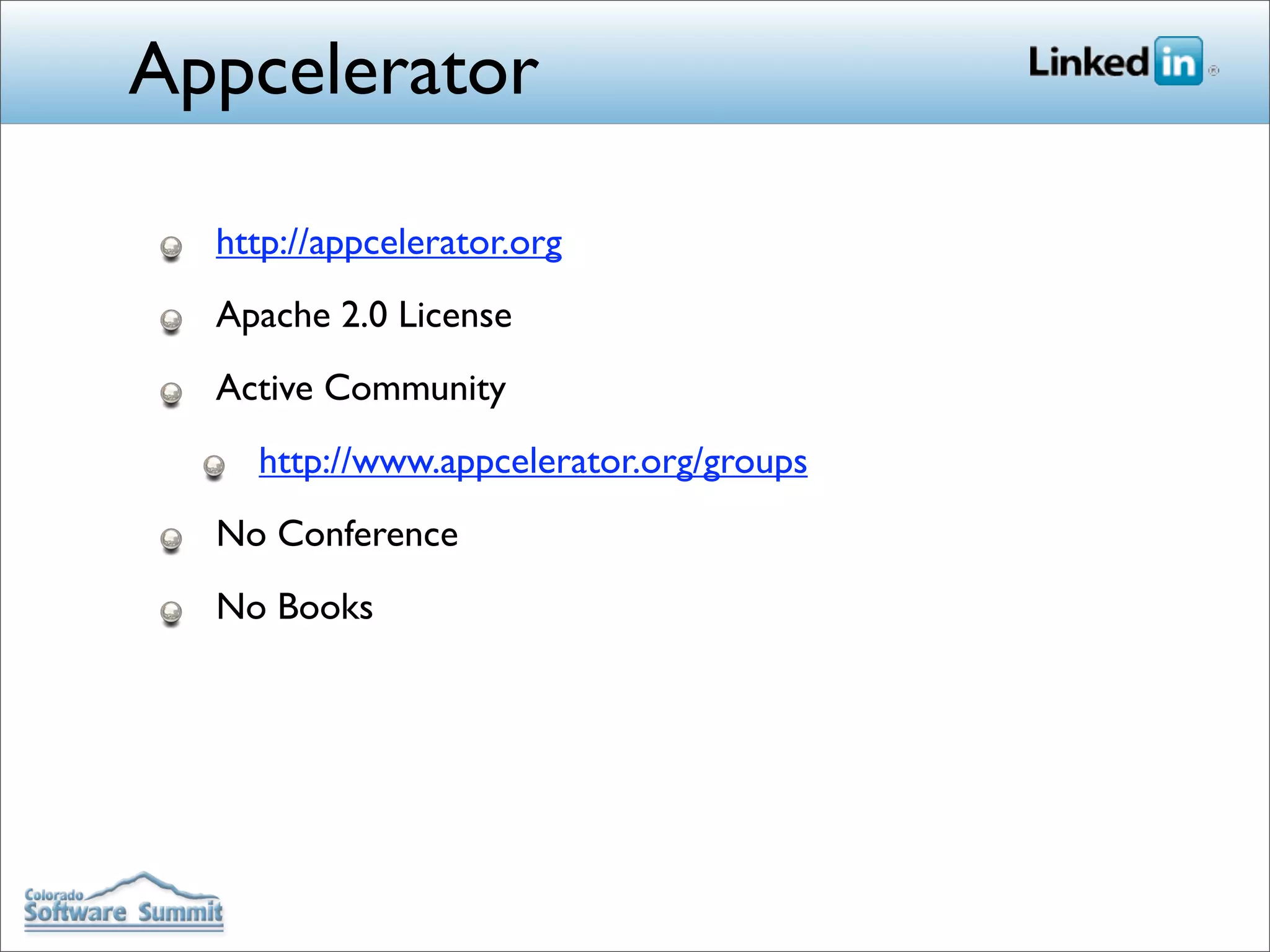 Building Rich Applications with Appcelerator | PPT