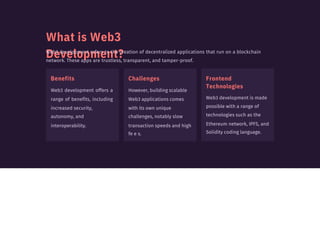 Scalable Web3 Development: Best Practices and Strategies | PPT
