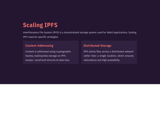 Scalable Web3 Development: Best Practices and Strategies | PPT