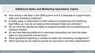 Inside Sales: Building a Scalable Business Development Engine | PDF