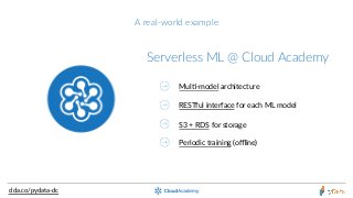Building Serverless Machine Learning Models in the Cloud [PyData DC] | PDF | Cloud Computing ...