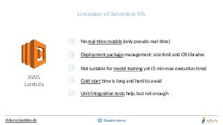 Building Serverless Machine Learning Models in the Cloud [PyData DC] | PDF | Cloud Computing ...