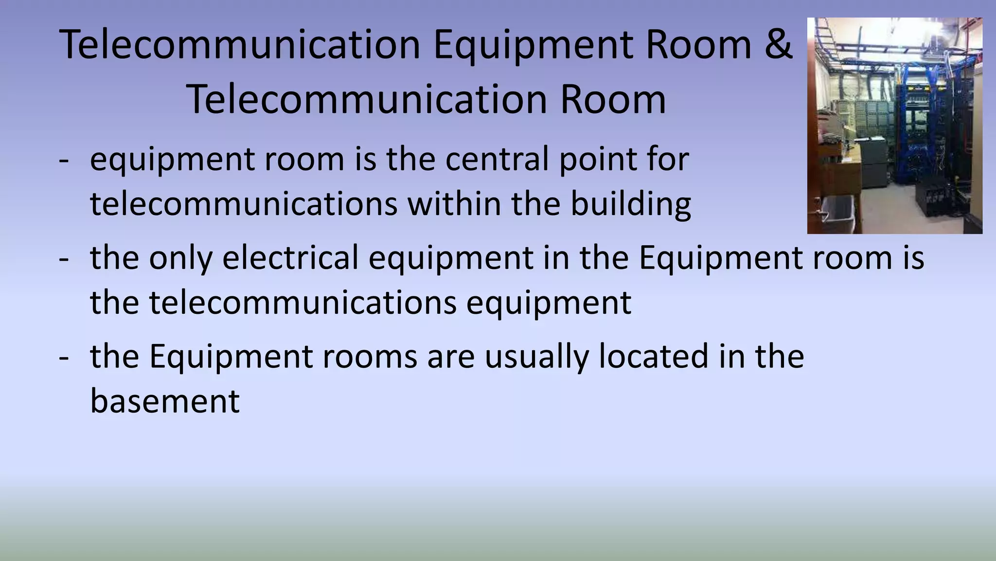 Building services- telecommunications for high rise building | PPTX