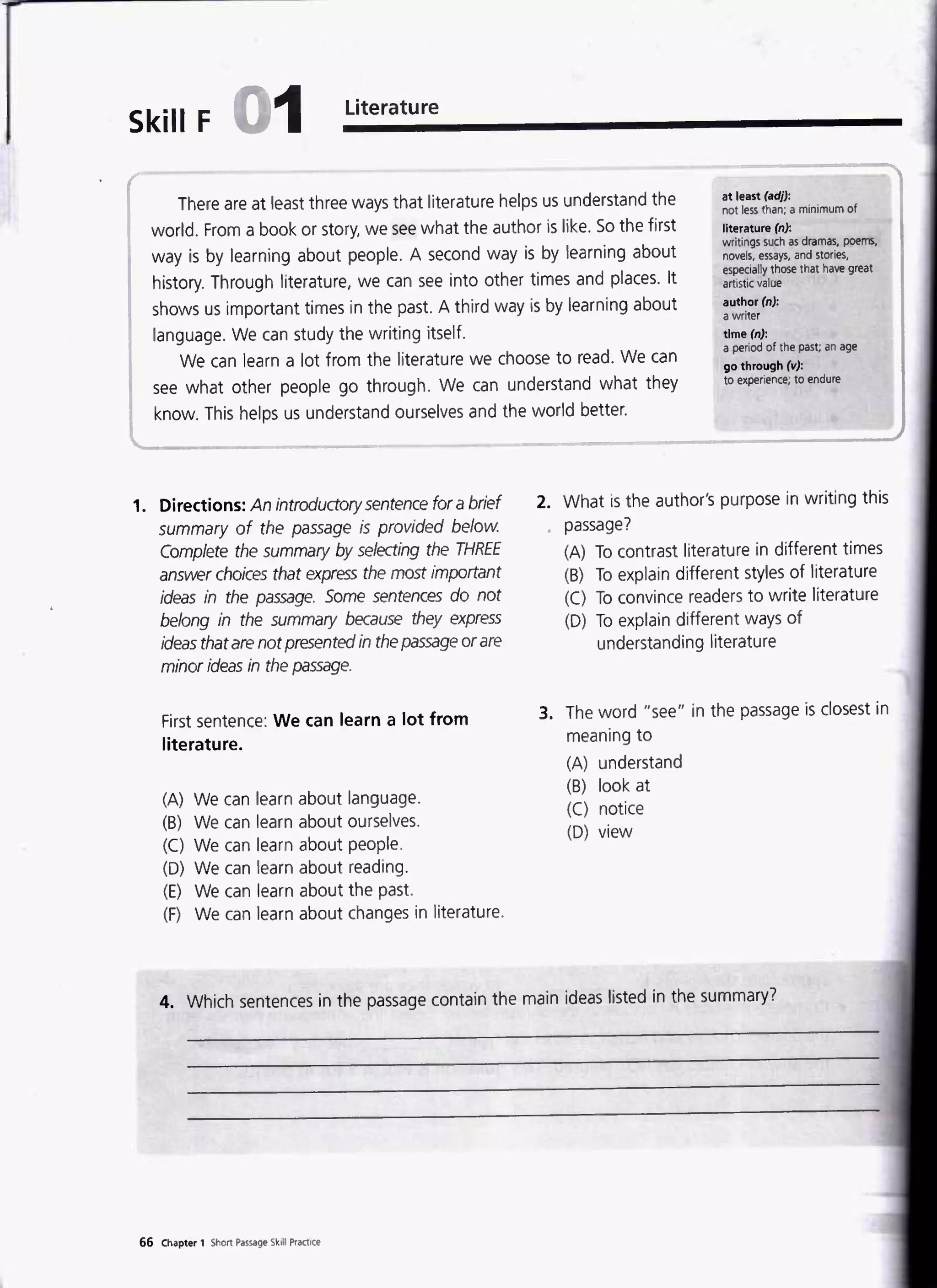 Building.skills.for.the.toefl.i bt beginning.reading_chapter.1 | PDF