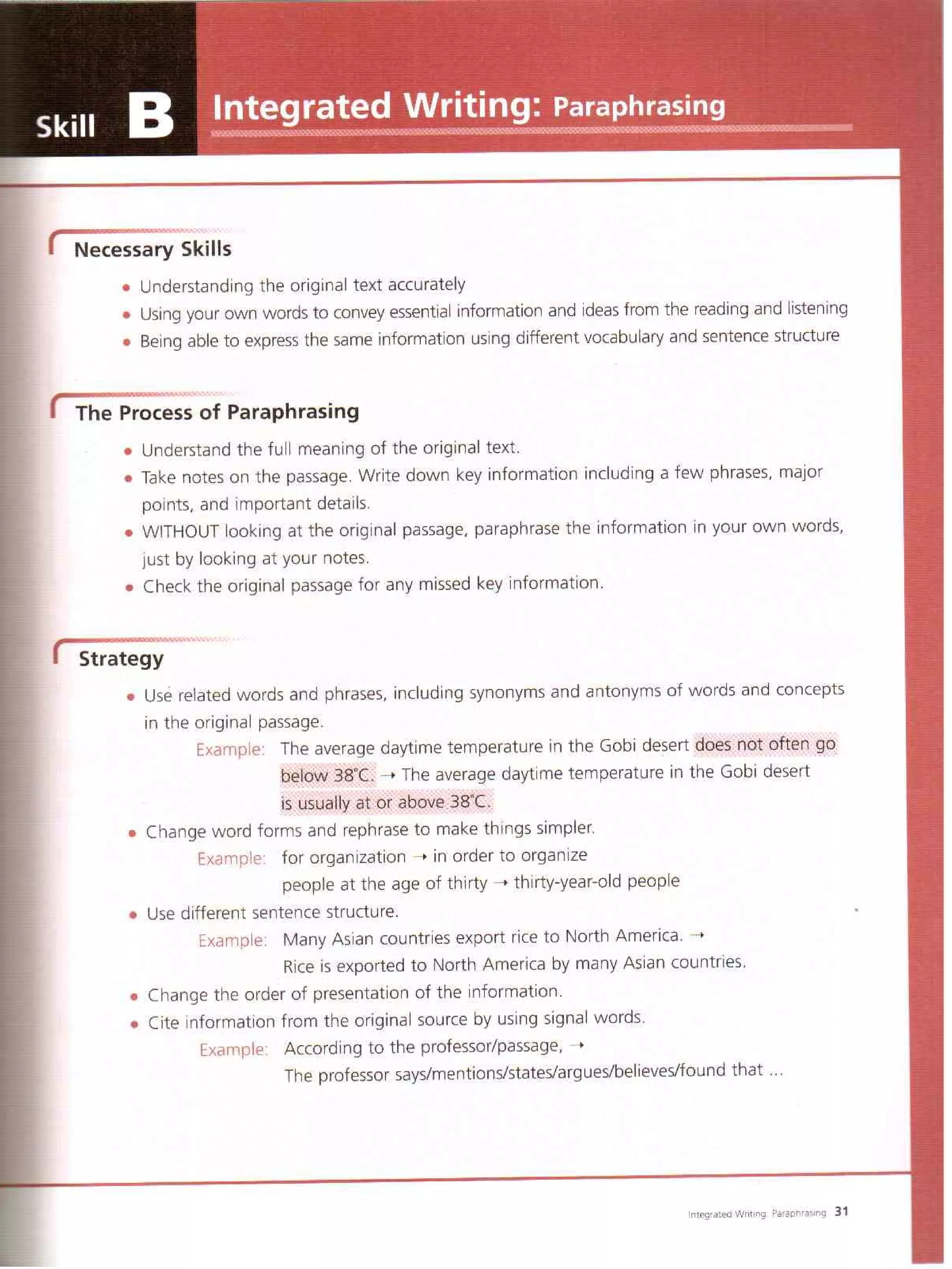 Building skills for TOEFL iBT The beginning | PDF