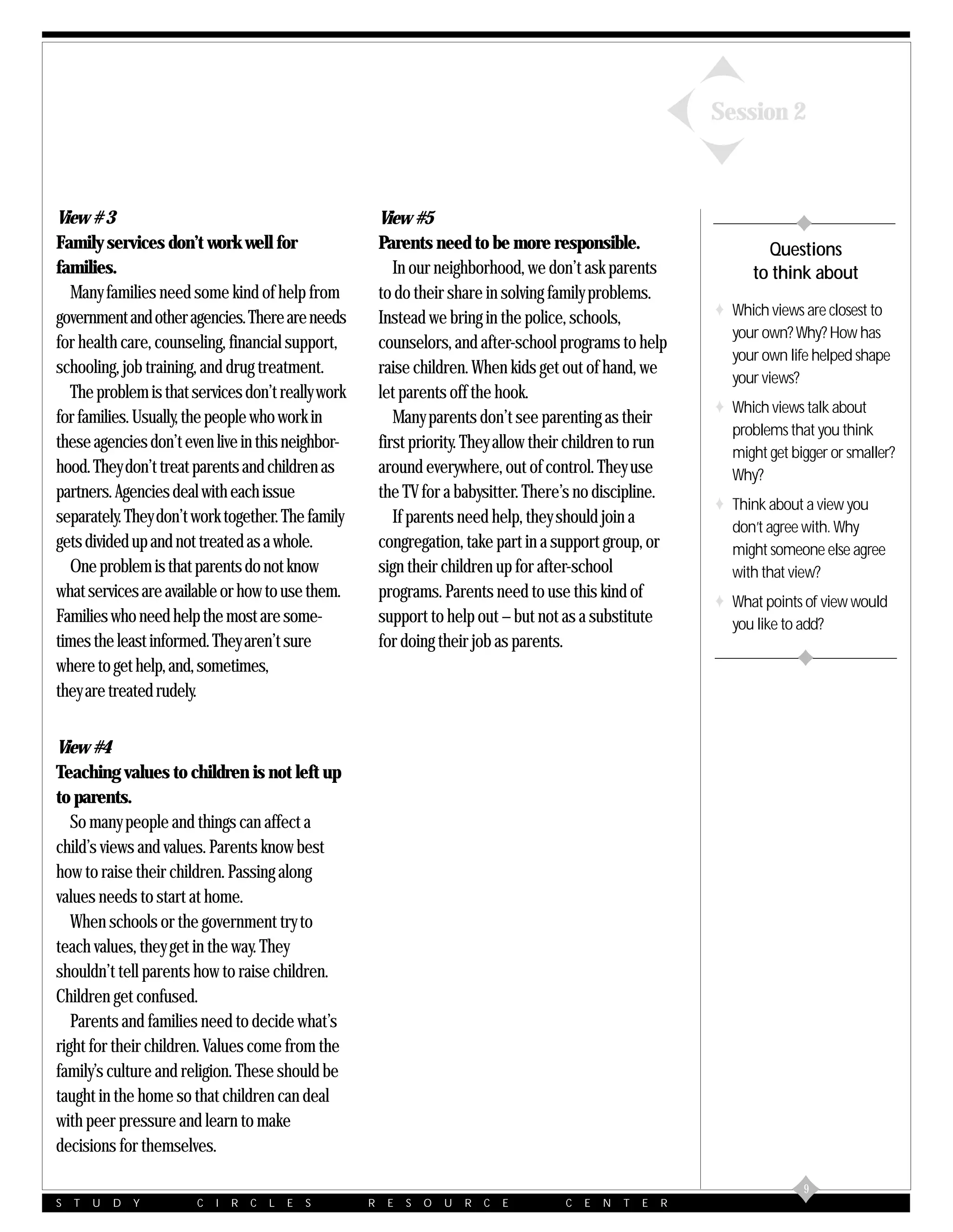 Building Strong Neighborhoods for Families With Children | PDF