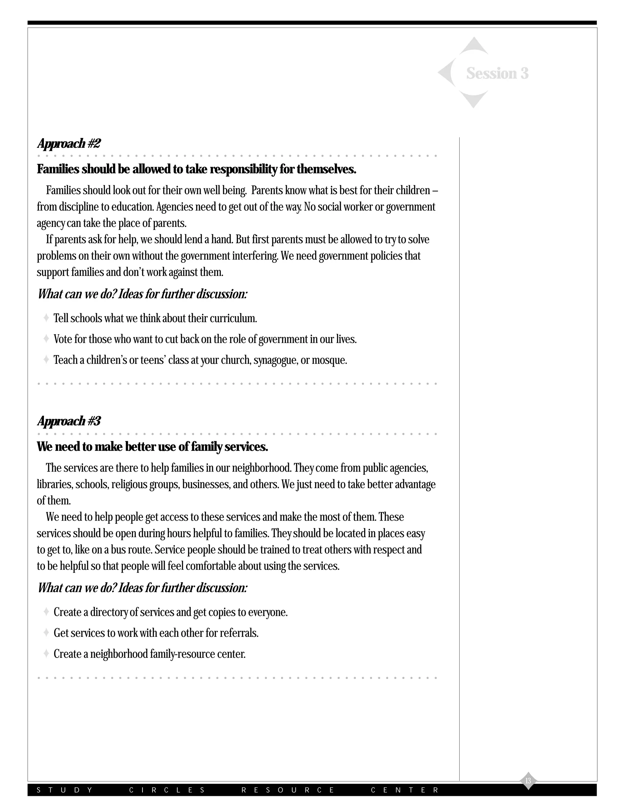 Building Strong Neighborhoods for Families With Children | PDF