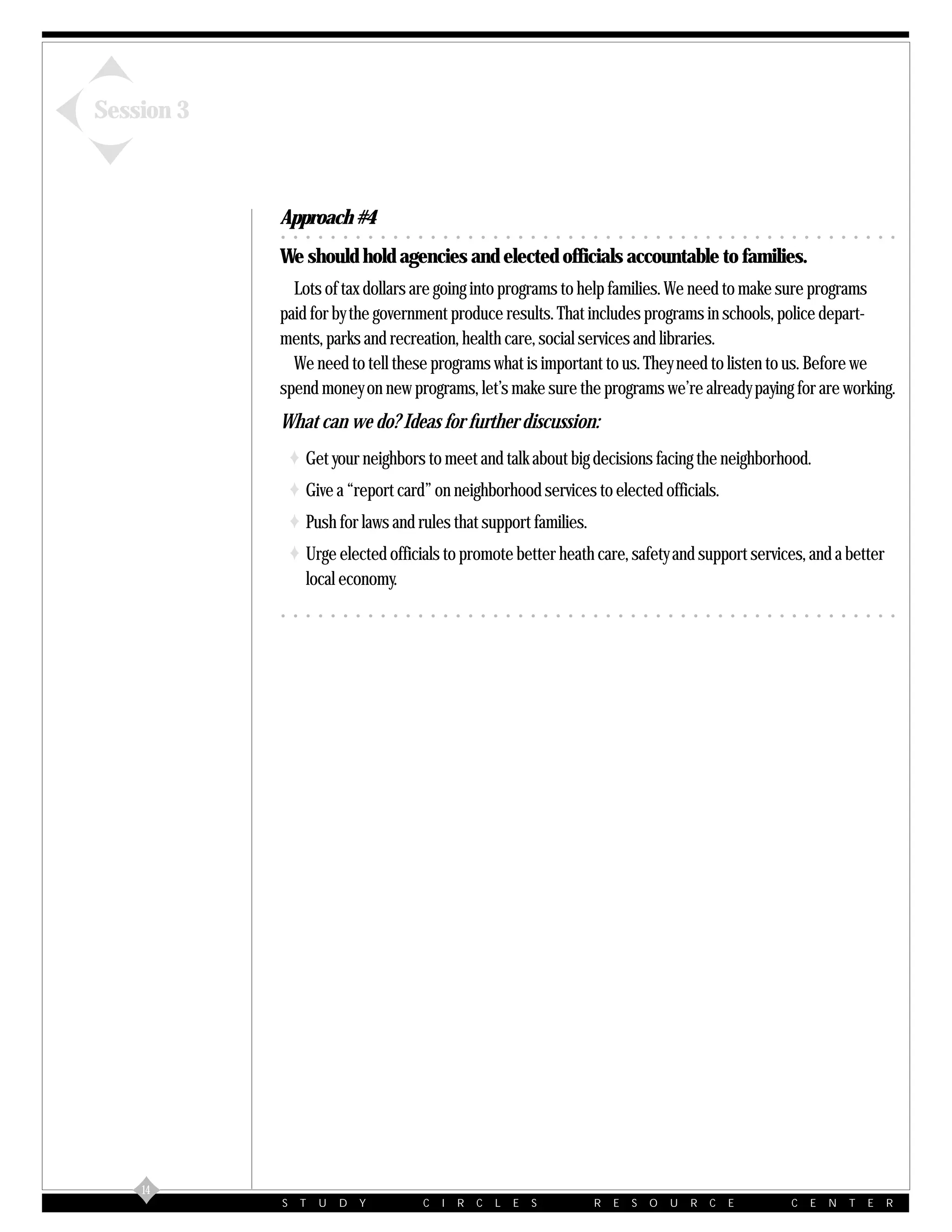 Building Strong Neighborhoods for Families With Children | PDF