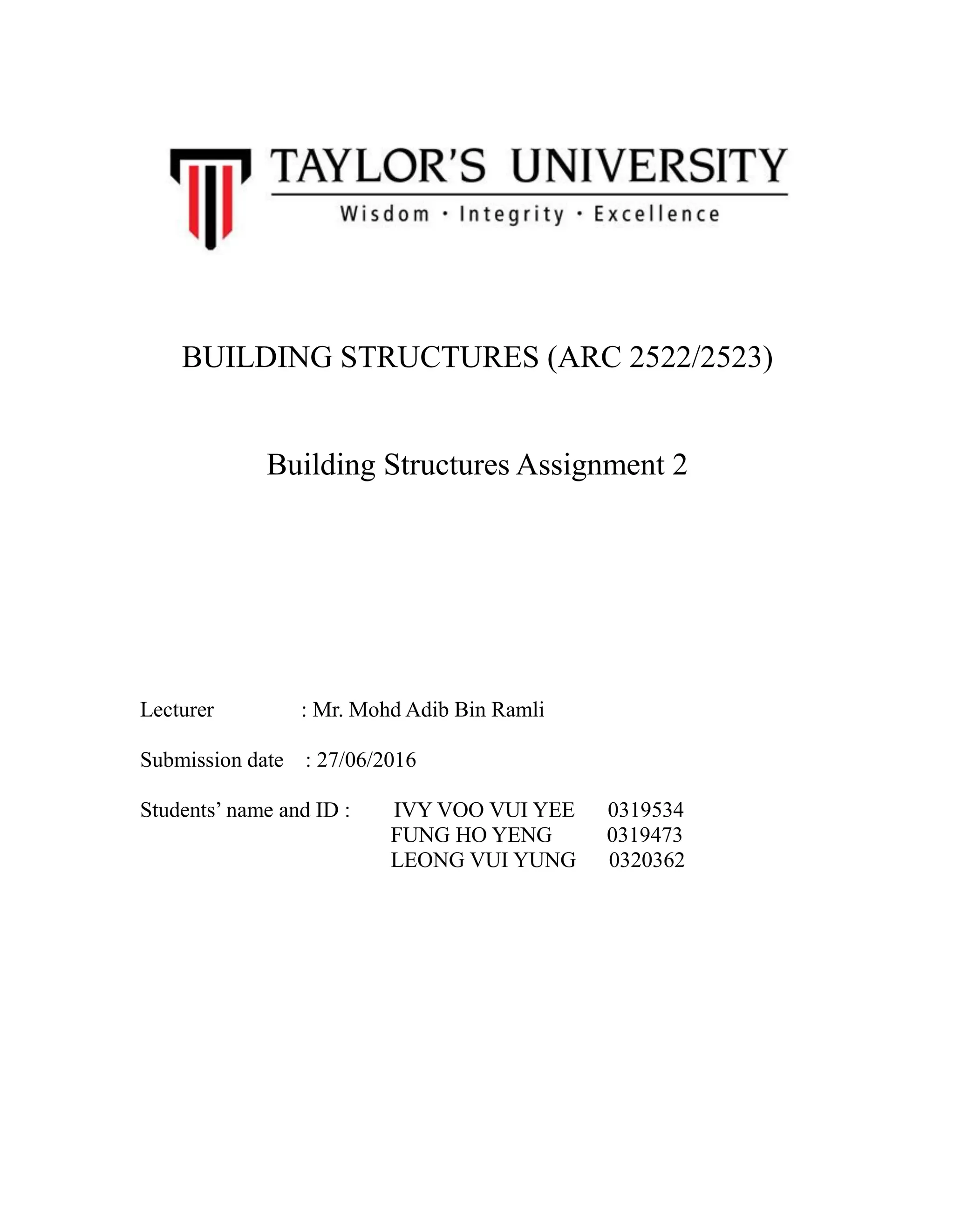 Building Structure Project 2 | PDF