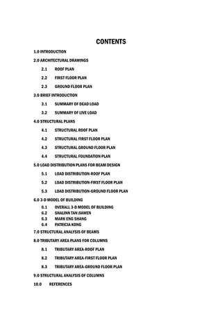 BUILDING STRUCTURE REPORT | PDF