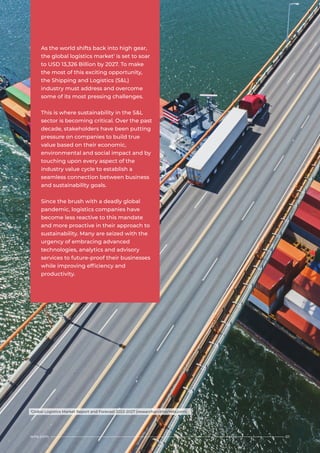 Driving Logistics Sustainability with Intelligent Automation | PDF