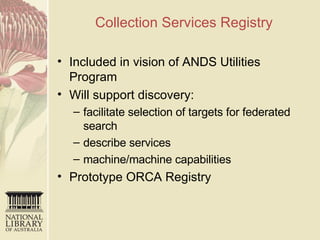 Building the Mother of All Collections: the future of the National ...