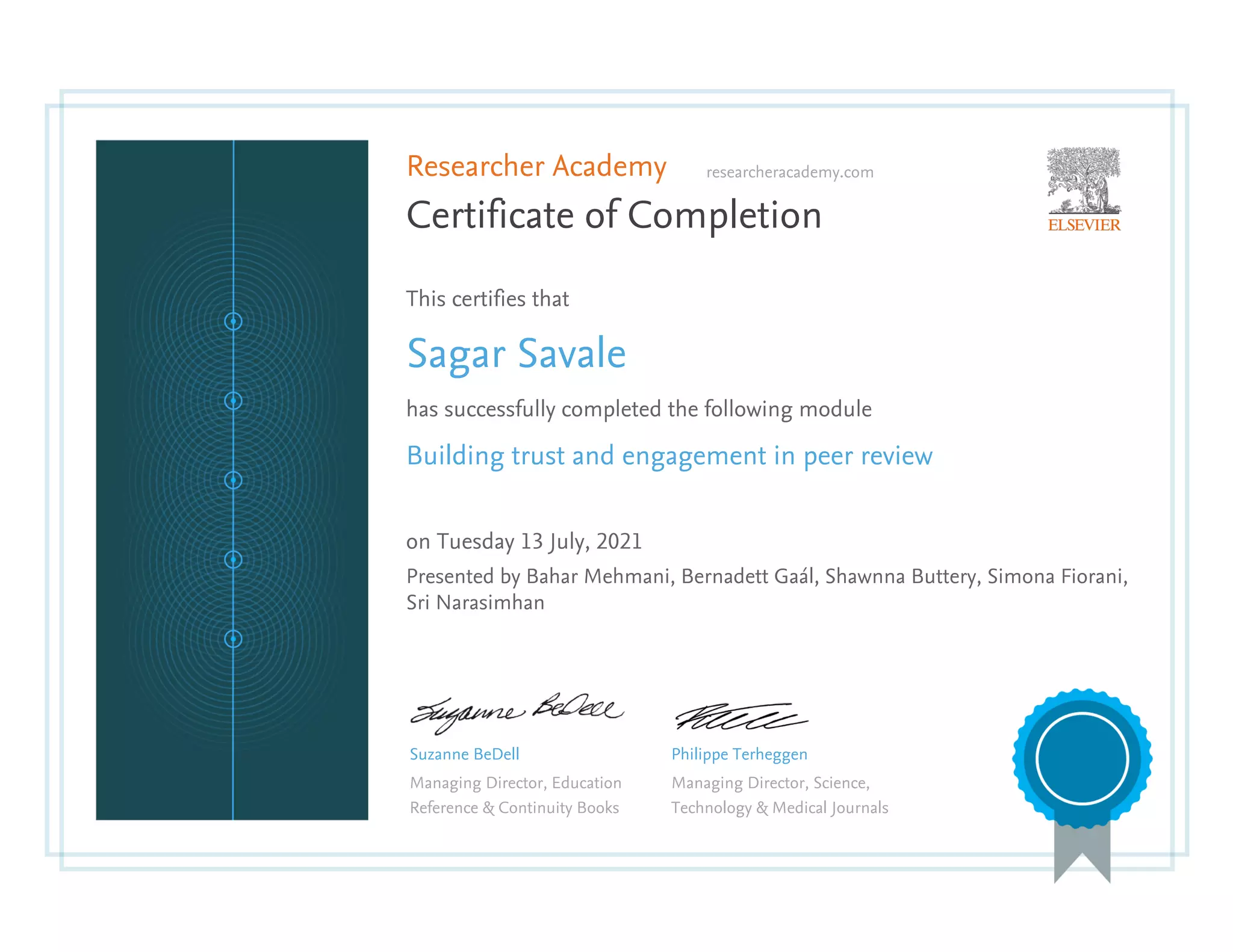 Building trust-engagement-peer-review-certificate | PDF