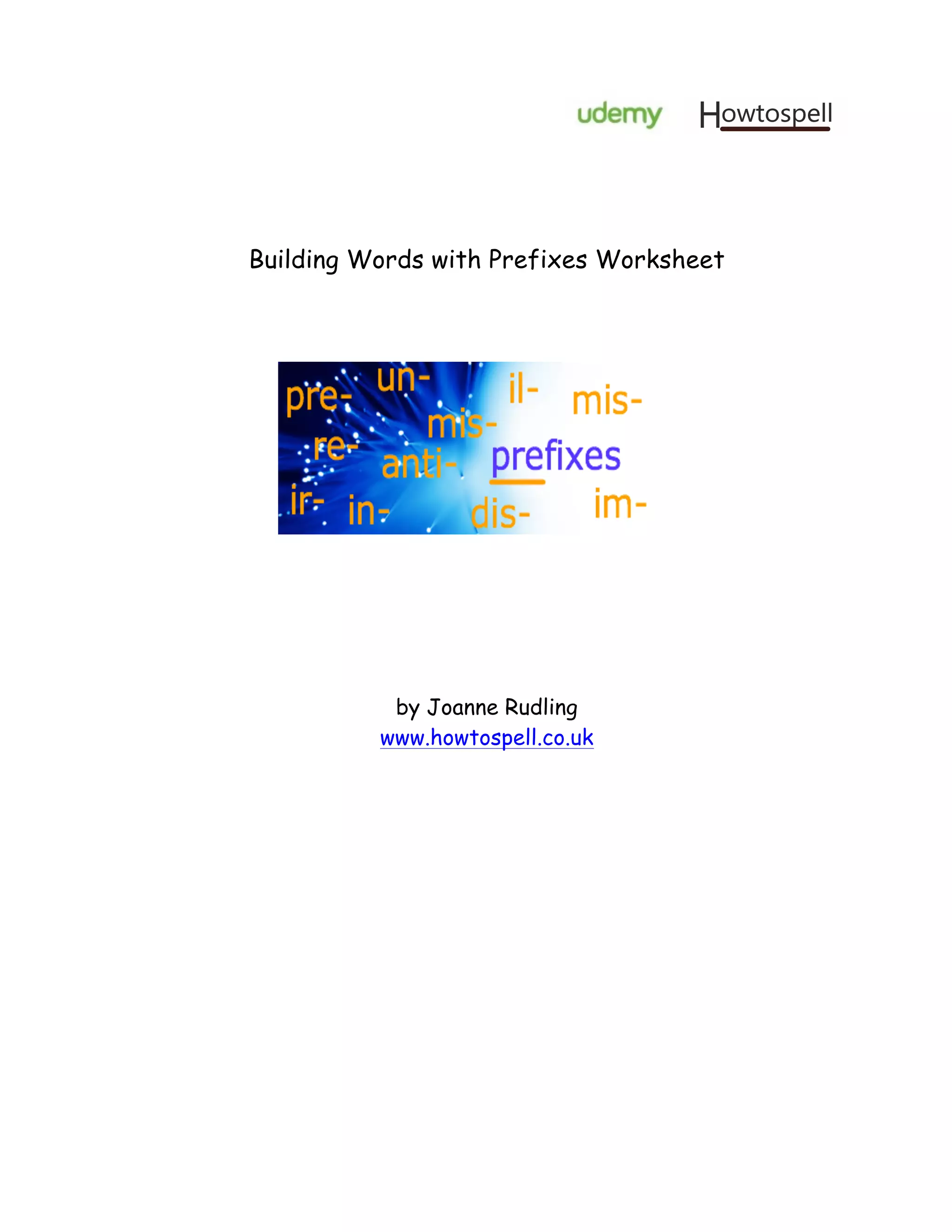 Building words-with-prefixes-information-sheet | PDF | Technology ...