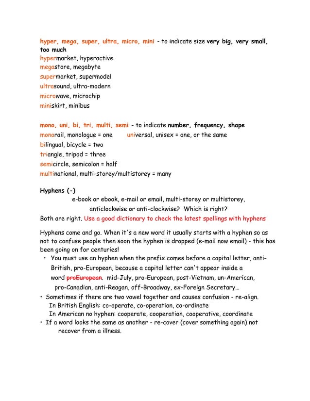 Building words-with-prefixes-information-sheet | PDF