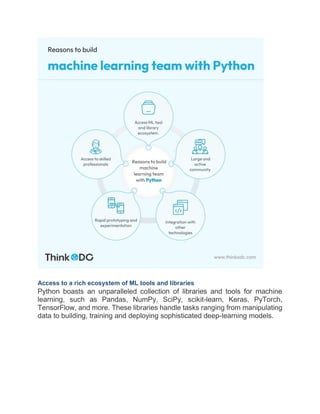 Building Your Dream Machine Learning Team with Python Expertise | PDF