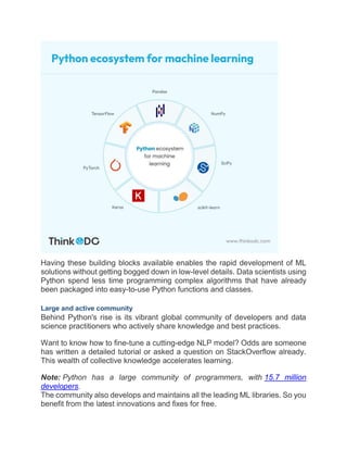 Building Your Dream Machine Learning Team with Python Expertise | PDF