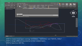 Building 2D SLIDE model from 3D lithology cross section | PPTX
