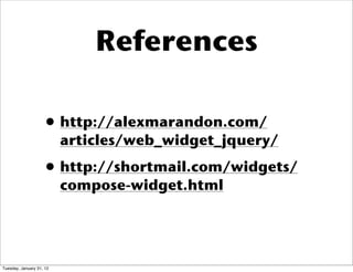 Building 3rd party widgets with JavaScript | PDF