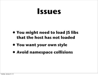 Building 3rd party widgets with JavaScript | PDF