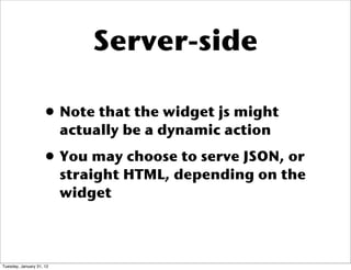 Building 3rd party widgets with JavaScript | PDF