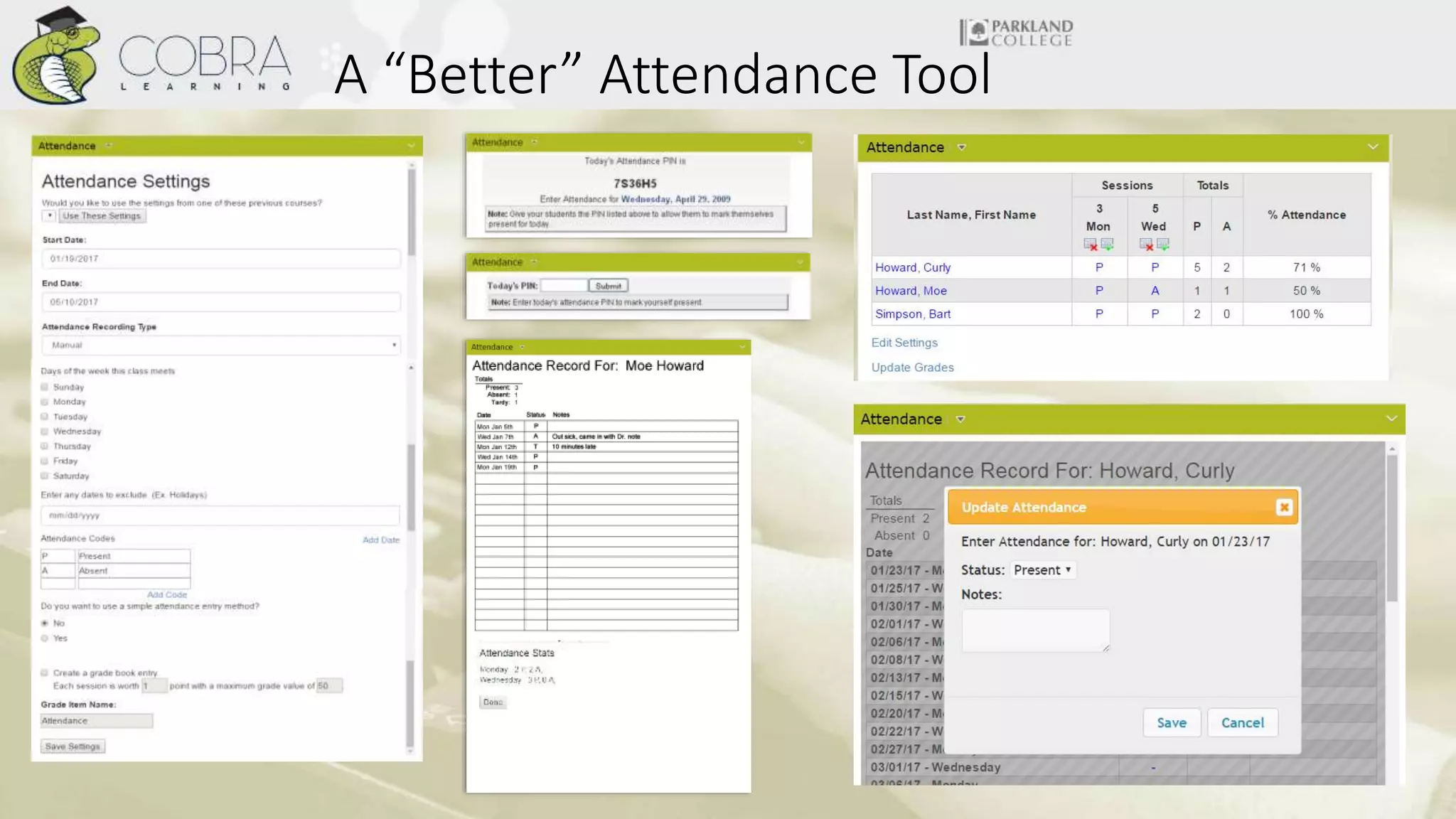Building a Better Attendance Tool in D2L | PPT