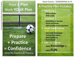 Building a Better Soccer Practice | PPTX