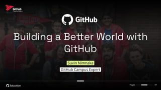 Building a Better World with GitHub. | PPT