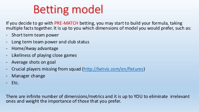 Building a betting model. What is a betting model? Which type of… | by ...