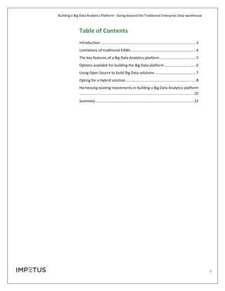 Building a Big Data Analytics Platform- Impetus White Paper | PDF