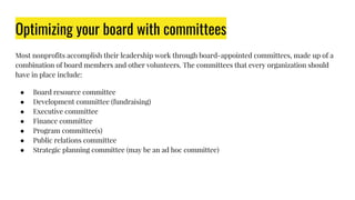 Building a Board of Directors | PDF