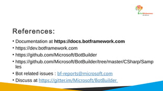 Building a bot with an intent | PPT