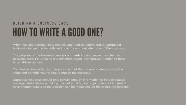 How to Build a Compelling Business Case? | PPT