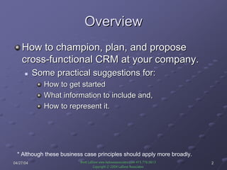 Building A Business Case For Crm Methodology | PDF | Business ...