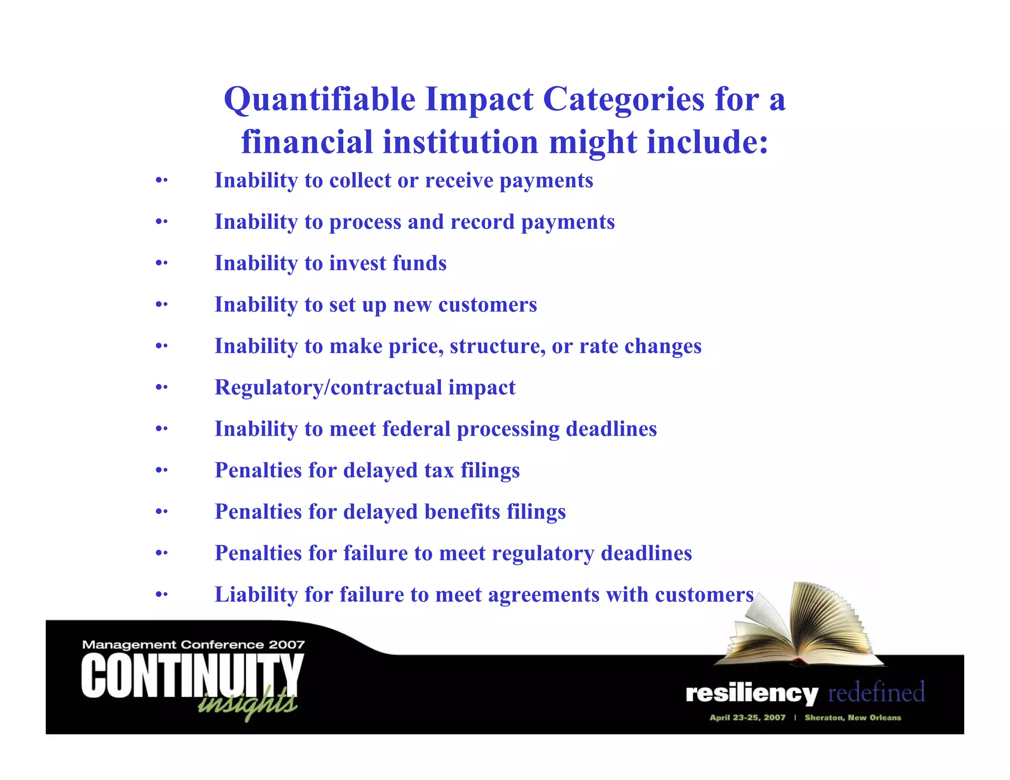 Building a business impact analysis (bia) process a hands on blueprint ...