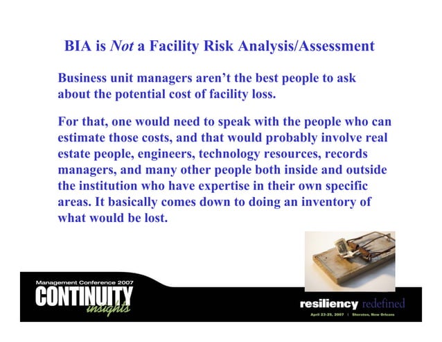 Building a business impact analysis (bia) process a hands on blueprint ...