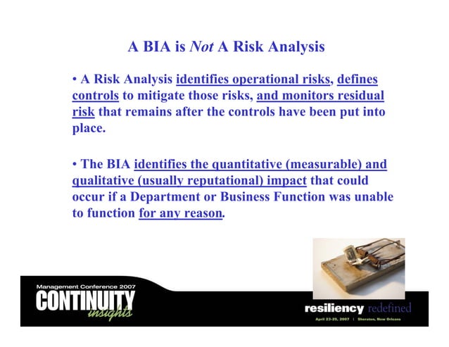Building a business impact analysis (bia) process a hands on blueprint ...