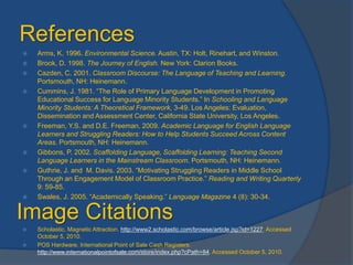 Building Academic Language in the ESL Classroom | PPTX