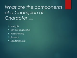 Building a championship culture | PPT