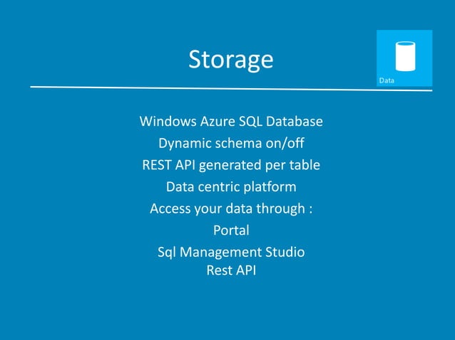 Building a chat app with windows azure mobile services | PPT | Free Download