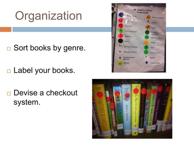 Building a classroom library | PPT