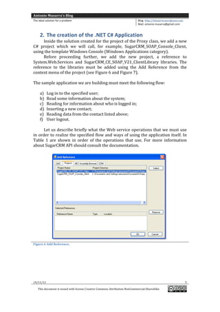 Building a Client .NET for SugarCRM | PDF